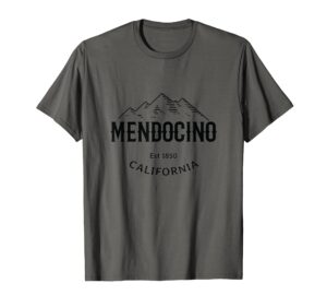 original mendocino california pacific range graphic design t-shirt