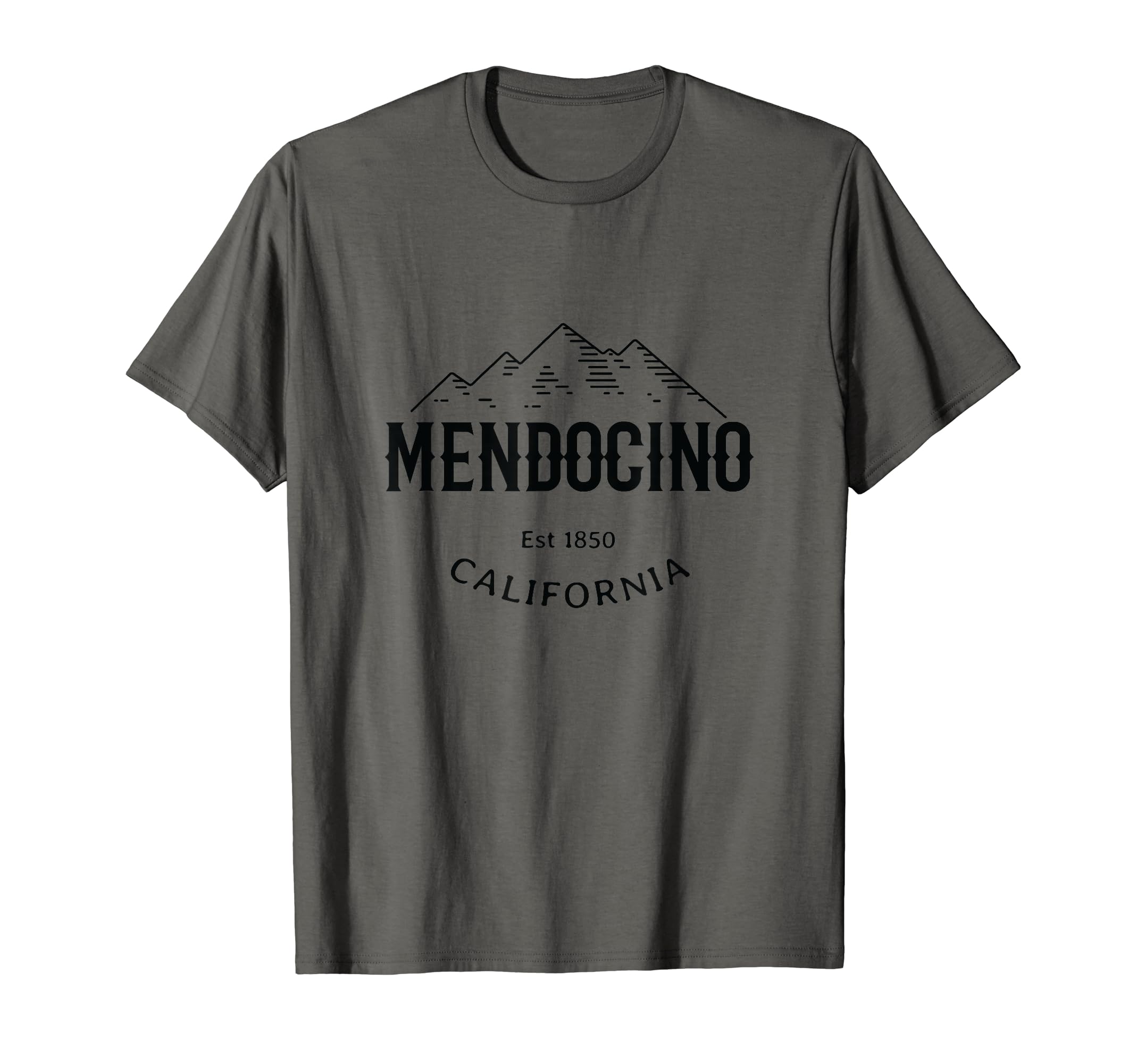 Original Mendocino California Pacific Range Graphic Design T-Shirt