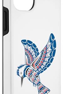 iPhone 13 Native American Mendocino Kingfisher Bird California Case