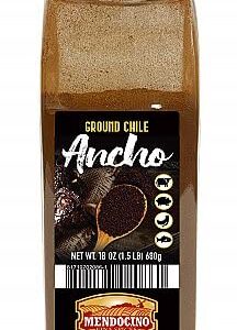 Mendocino Chile Ancho Ground 18 oz Jar