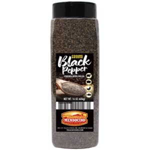 mendocino ground black pepper 16 oz jar