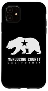 iphone 11 mendocino county winery california wine lovers flag case