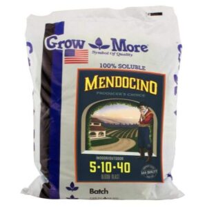 grow more 721582 mendocino soluble 5-10-40, 25 lbs. fertilizer, natural