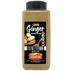 mendocino ground ginger 14 oz jar