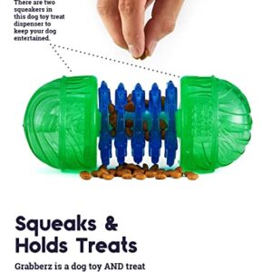 Petstages Grabberz Squeaky Dog Toy Treat Dispenser