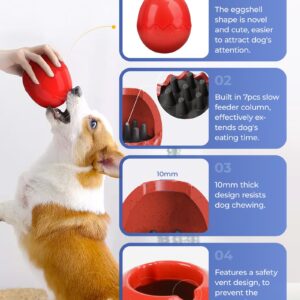 Treat Dispensing Dog Toys, Interactive Dog Toys Dog Puzzle Slow Feeder Chew Toys for Large Dogs, Dog Toy for Aggressive Chewers