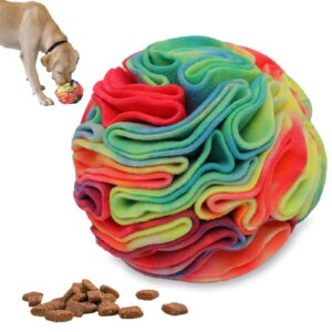 ablechien snuffle ball for dogs, slow down eating, dog enrichment toys, sniffle interactive treat game, enhance sniffing, dog snuffle puzzle toy…