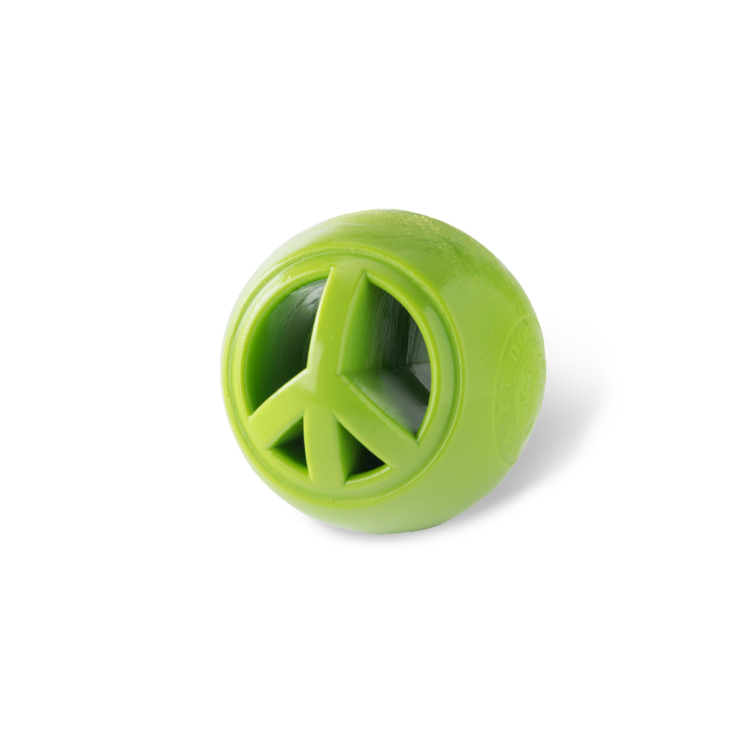 Outward Hound Nooks Peace Interactive Treat Dispensing Dog Toy, Small, Green