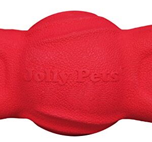 Jolly Pets Tuff Range Tuff Teeter Bouncing Treat Dispenser Dog Toy, 5 Inches, Red