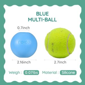 ROICO Pet Toy Ball - Interactive Toys for Cats and Small Dogs, Stocking Stuffers for Pet, Gifts for Dogs and Cats | Silicone Puzzle Toy Ball for Dogs, Slow Treat Feeding Ball for Cats