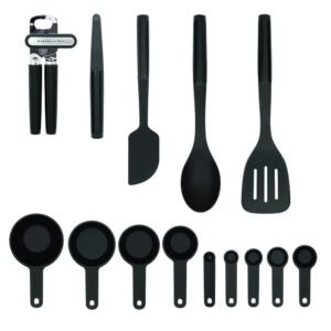 kitchenaid universal tool and gadget set, 14 piece, black