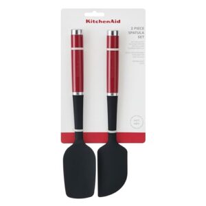 KitchenAid KQG437OHERE 2pc Silicone Spatula Set – Empire Red