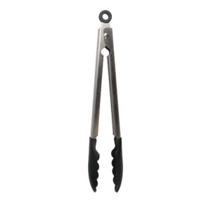 kitchenaid silicone tipped kitchen tongs, black