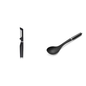 kitchenaid kitchenaid classic euro peeler and basting spoon black