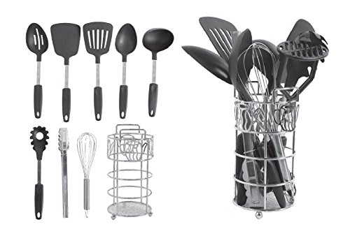 Gibson Chefs Better Basics 9pc Tool Set with Round Shape Wire Caddy (92104.09) (93586819M)