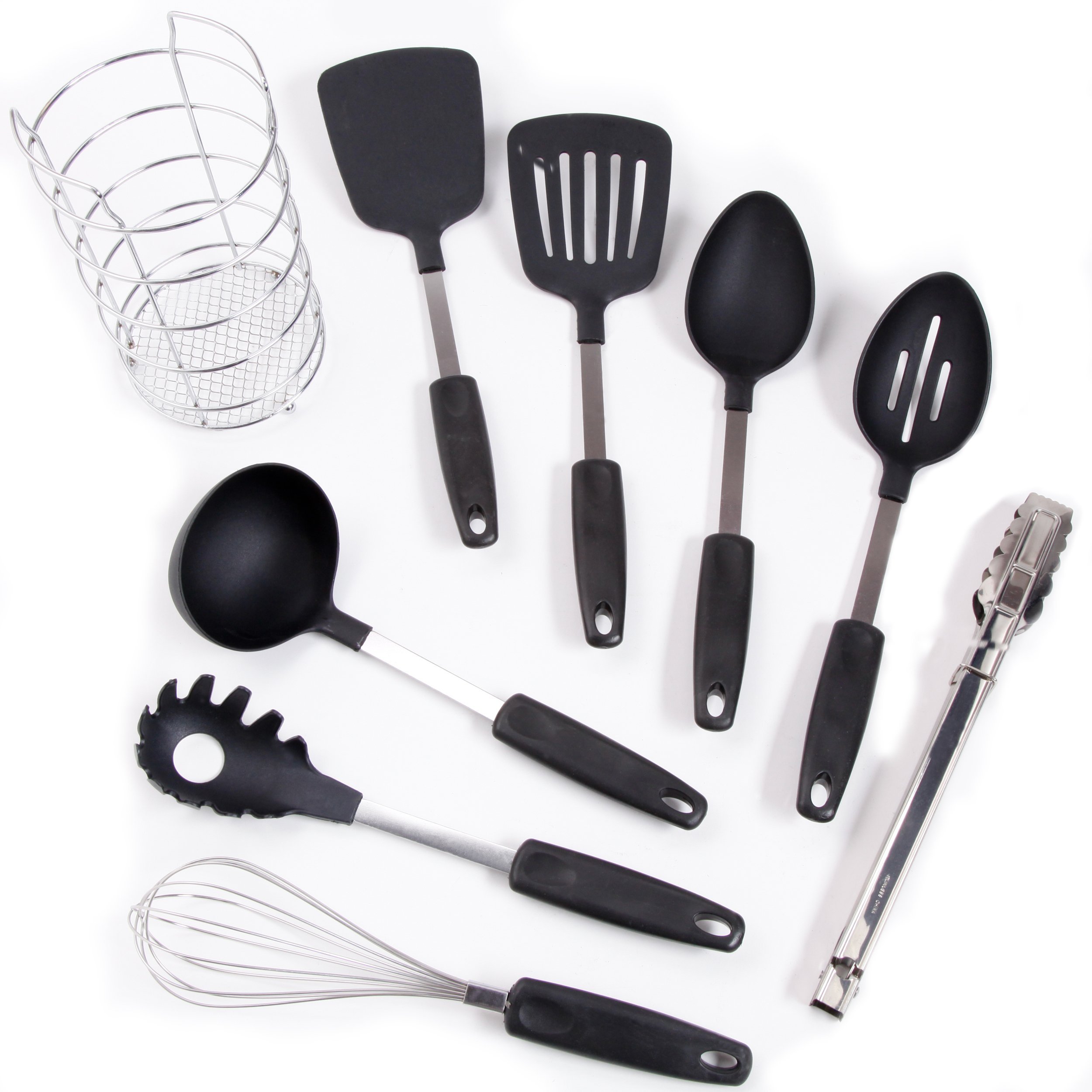 Gibson Chefs Better Basics 9pc Tool Set with Round Shape Wire Caddy (92104.09) (93586819M)