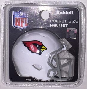 cardinals riddell speed pocket pro football helmet - new in package