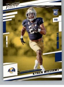 2022 panini prestige #319 kyren williams rc rookie los angeles rams nfl football trading card