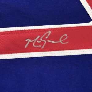 Autographed/Signed Mark Grace Chicago Blue Baseball Jersey JSA COA