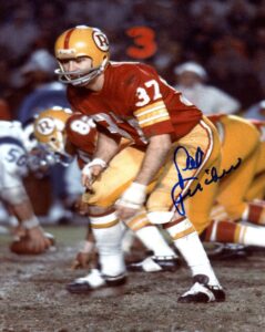 pat fischer autographed/signed washington redskins 8x10 photo