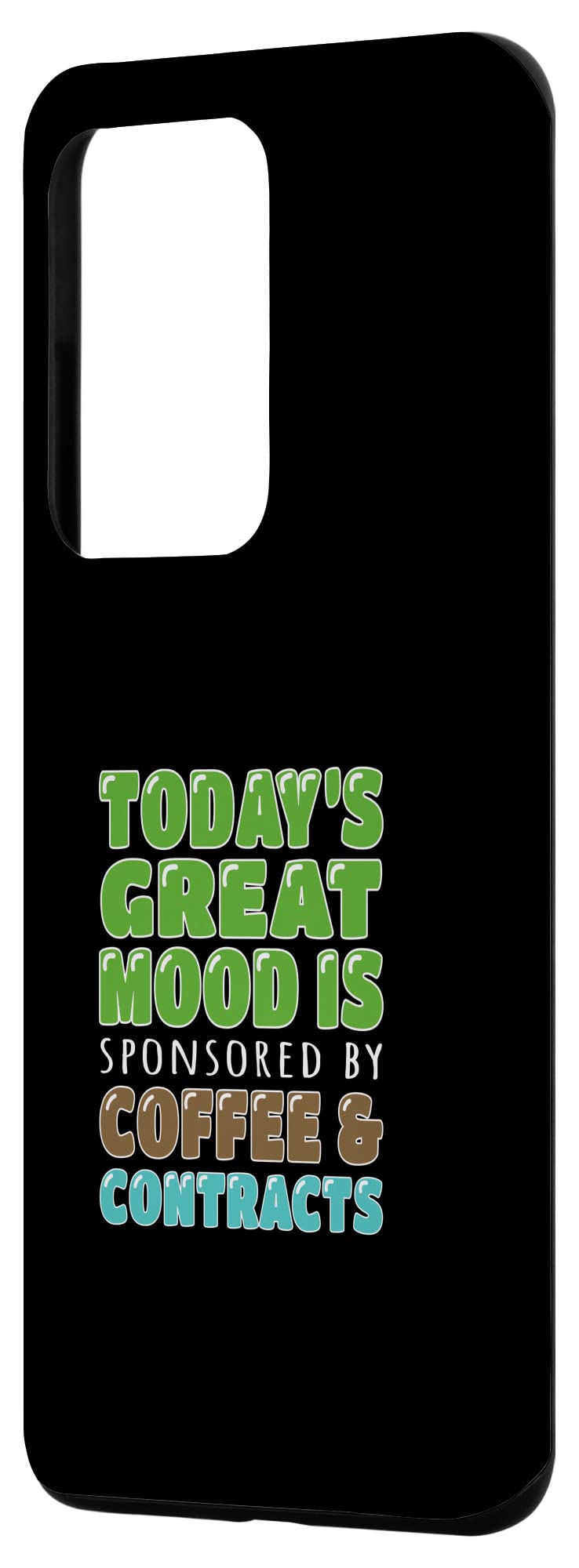 Galaxy S20 Ultra Coffee & Contracs Realtor Real Estate Agent Case