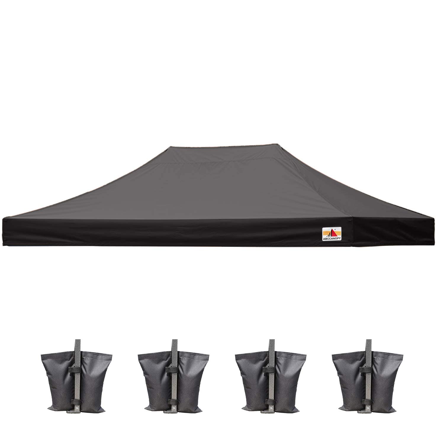 ABCCANOPY Replacement Canopy Top for Pop Up Canopy Tent (10x20, Black)