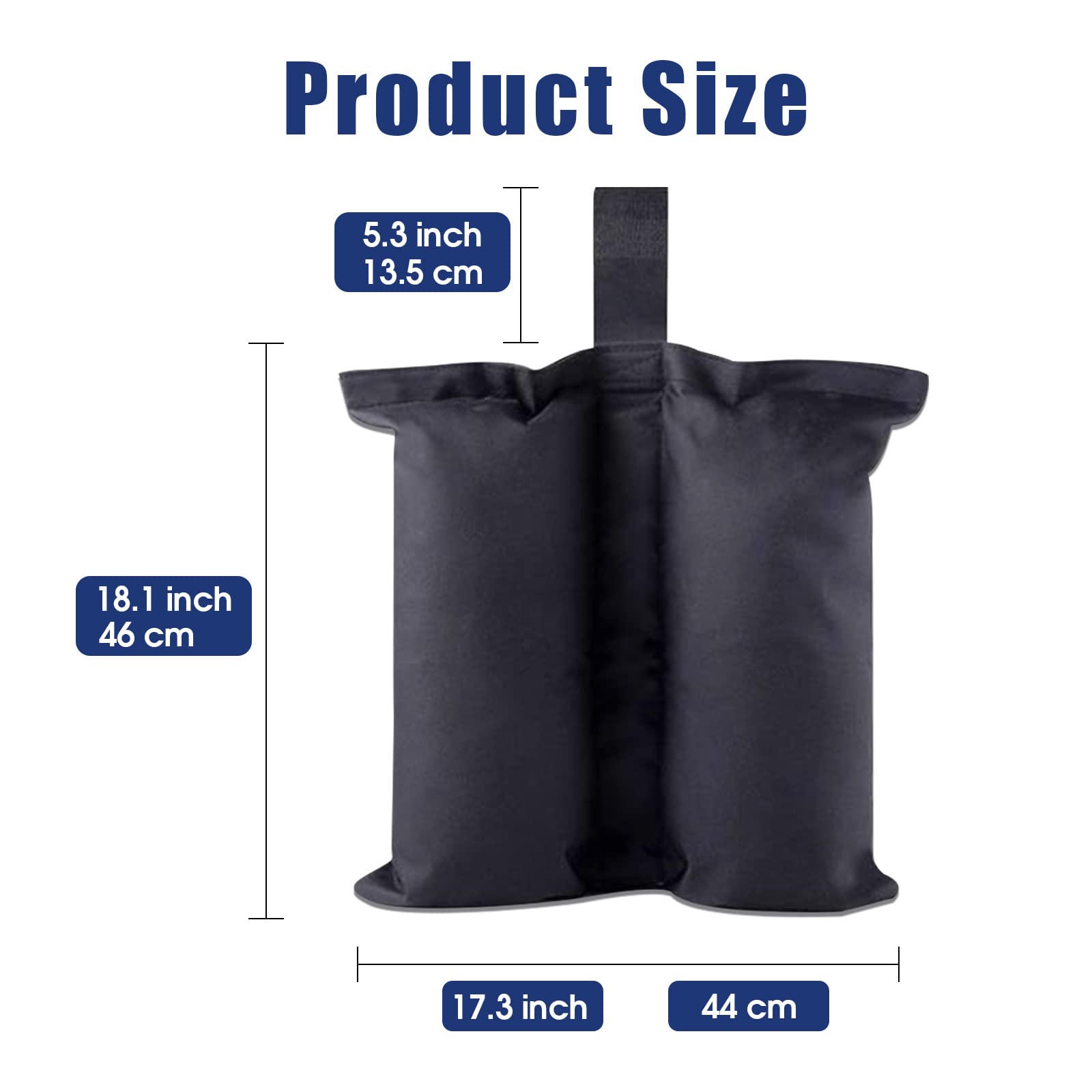 NA Canopy Weight Bags for Pop up Canopy Tent, Heavy Duty Sandbags for Instant Outdoor Sun Shelter Canopy Legs