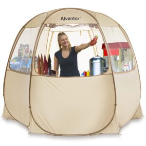 alvantor pop up canopy for commercial activity - vendor booth event tent - 10x10 - camping gazebos - beige