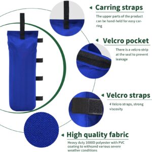 Jorohiker Canopy Weight Bags(120LBS) for Pop up Canopy Tent, Canopy Weights Sand Bags for Instant Outdoor Sun Shelter Canopy/Patio Umbrella,Set of 4