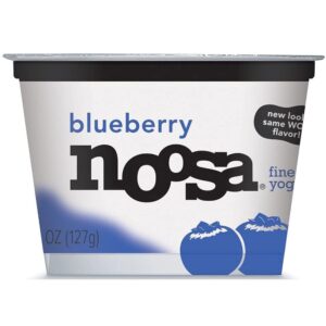 noosa blueberry finest yoghurt, 4.5 ounce - 6 per case.