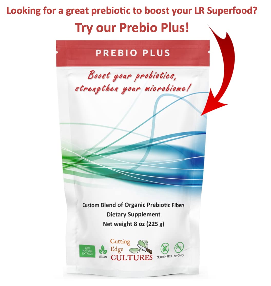 LR SuperFood Starter Culture L. Reuteri ProBiotic As Recommended by Dr William Davis Super Gut, MD Cultured Dairy Low and Slow Yogurt Lactobacillus