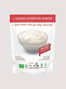 l. gasseri superfood starter culture probiotic cultured dairy low and slow yogurt lactobacillus by cutting edge cultures