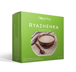 ryazhenka /baked milk/ yogurt.bg starter culture by lactina,probiotic, organic for 10 litres