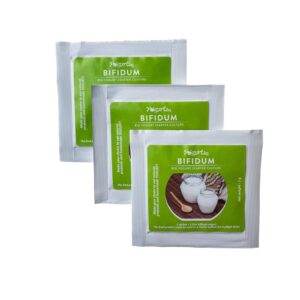 bio yogurt starter culture- pack of 3 sachets with bifidobacterium and acidophilus