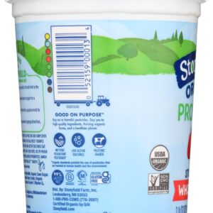 Stonyfield Farm Organic Strawberry Yogurt, 32 Ounce -- 6 per case.