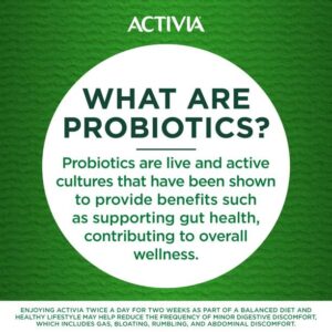 Activia Probiotic Lowfat Yogurt, Variety Pack - Milk Fat Vitamin D, Supports Gut Health - Strawberry, Black Cherry and Peach - 4 Pack (24 x 4 oz, Each) - Ready Set gourmet Donate a Meal Program