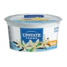 upstate farms nonfat blended vanilla yogurt, 4 ounce -- 48 per case.