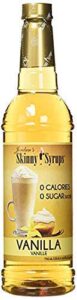 skinny syrups by jordan zero calories zero sugar (vanilla)