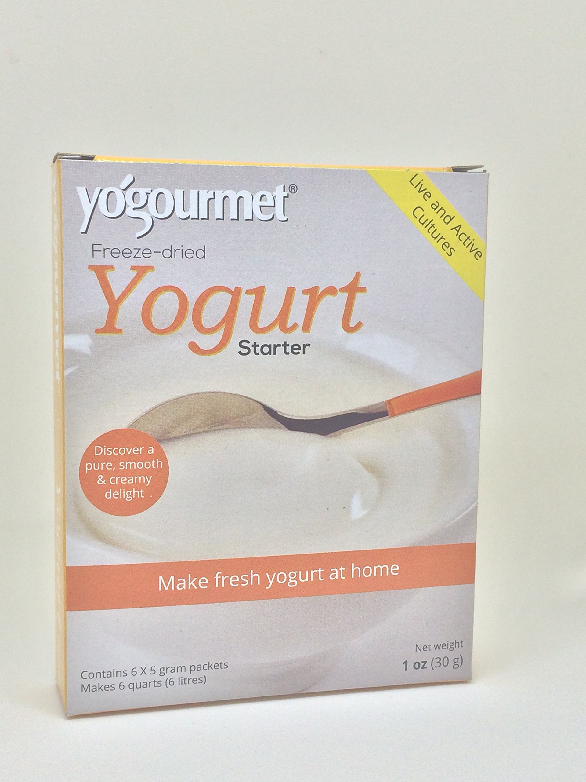 Yogourmet Freeze Dried Yogurt Starter, 1 ounce box (Pack of 3) (Packaging May Vary)