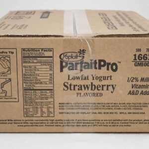 Yoplait ParfaitPro Gluten Free Low Fat Yogurt 64 ounces (Pack of 6) (Strawberry)