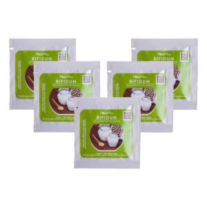 bio yogurt starter culture- pack of 5 sachets with bifidobacterium and acidophilus