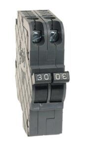 view-pak/unique breaker ubi-f0230n unique dual pole thin federal pacific circuit breakers, black