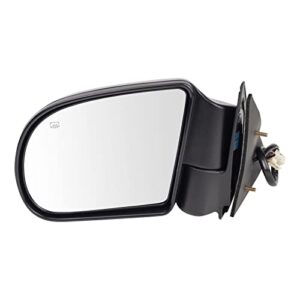 power heated mirror driver side left lh for blazer s10 pickup jimmy s-15 sonoma