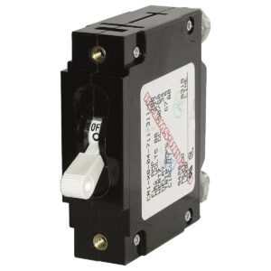 blue sea systems 7353 ac/dc c-series single pole magnetic ca1 white circuit breakers (20 amp)