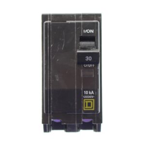 square d qob230 bolt on circuit breaker, 30a, 2 pole, qob