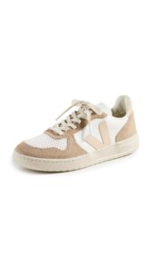 veja women's v-10 sneakers, extra white sable sahara, 6 medium us