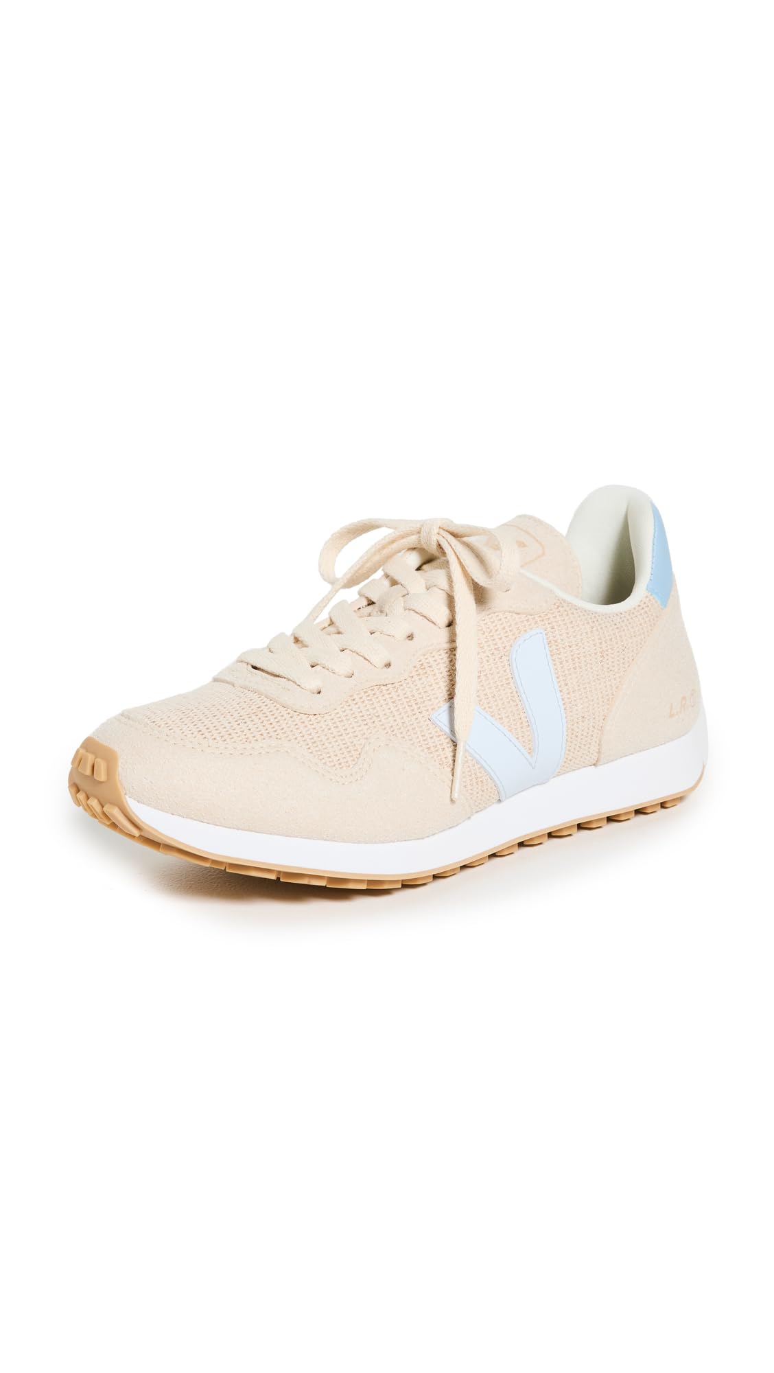 Veja Women's SDU Sneakers, Juta Ice, Tan, Blue, 6 Medium US