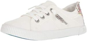 blowfish malibu women's fruit sneaker, white smoked oz, 9 m us