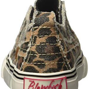 Blowfish Malibu Girls Play-k Sneaker, Natural City Kitty, 4 Big Kid