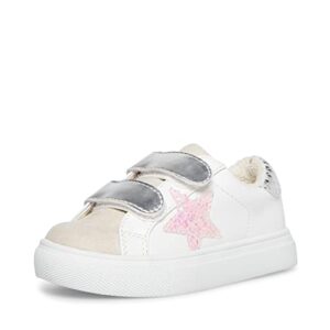 steve madden girl's rezume (toddler/little kid) white multi 11 little kid m